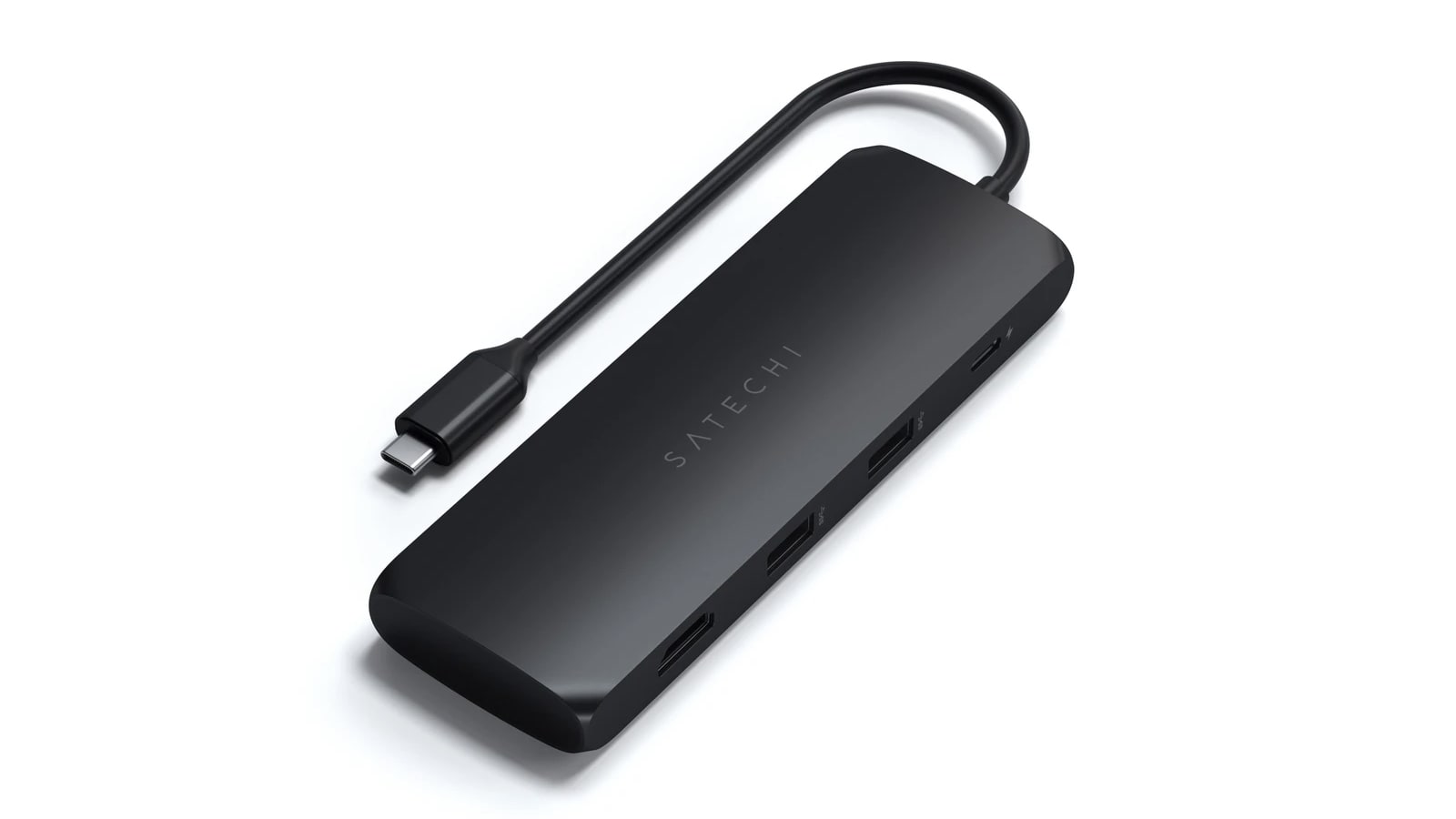 Satechi USB-C Hybrid Multiport Adapter features a built-in SSD storage ...
