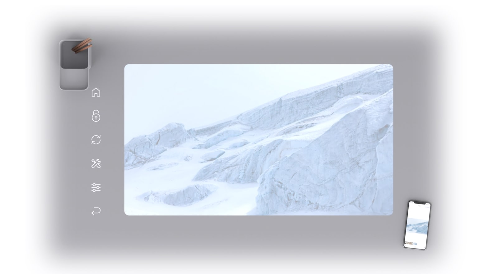 ABUSIZZ Lamp+ high-resolution projector interacts with finger movements ...