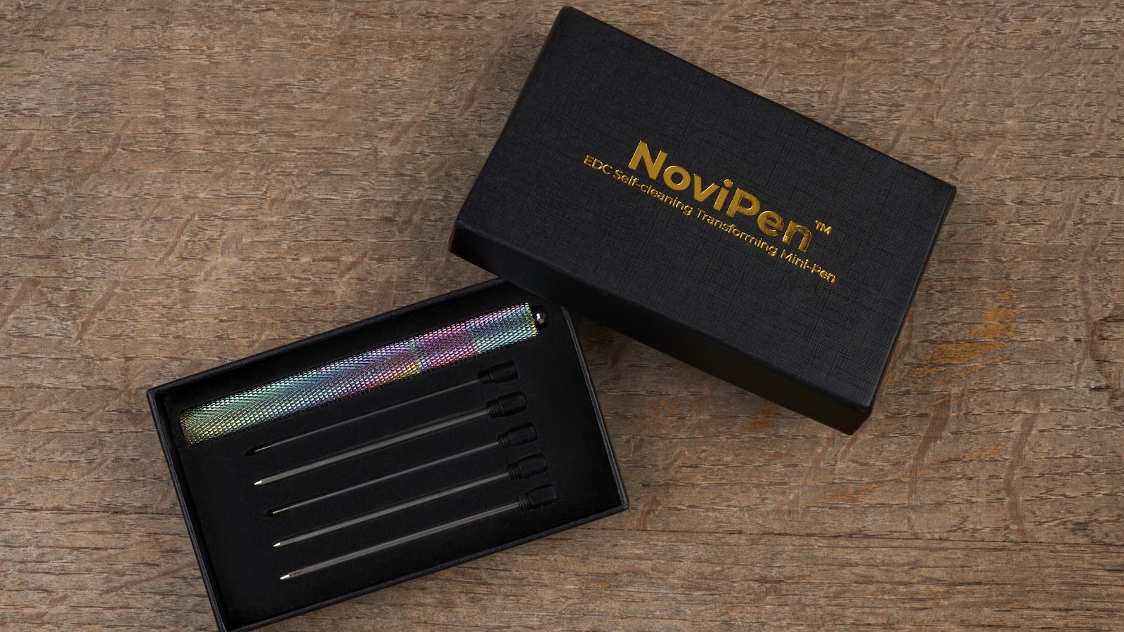 Novipen transformable dual mini EDC pen and stylus is made of solid ...