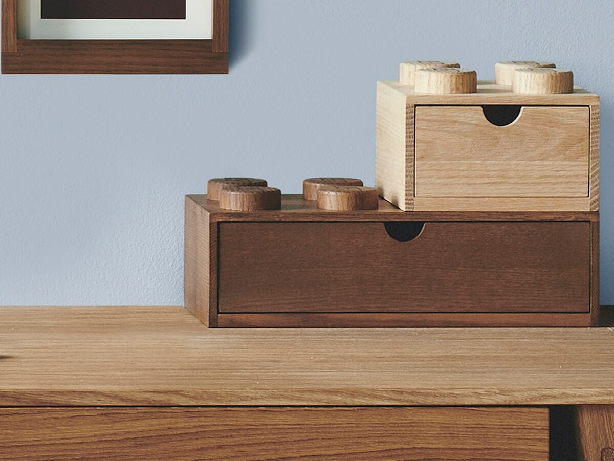 LEGO Wooden Desk Drawer 8 is a practical storage solution with a ...