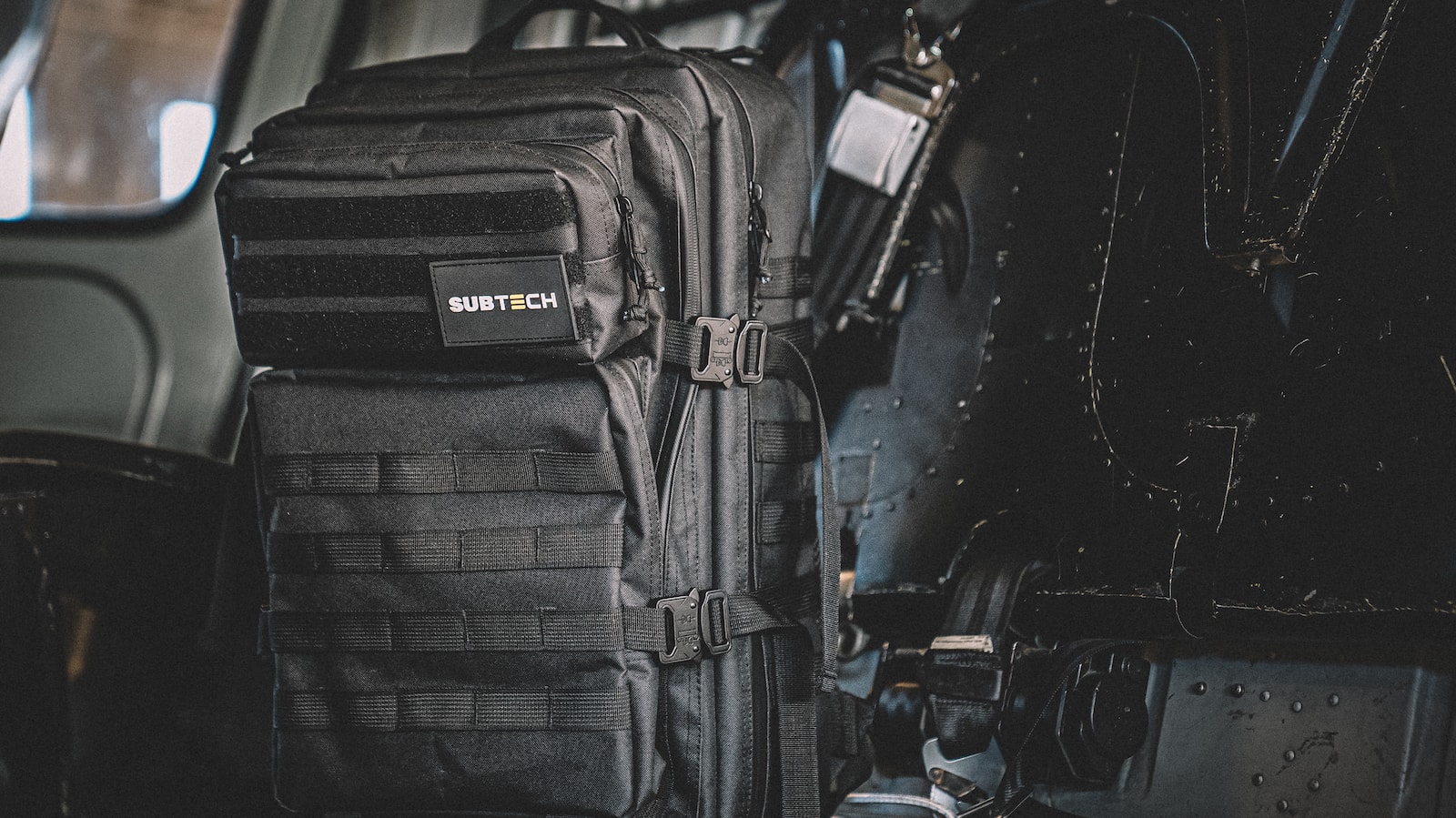 SUBTECH DRYPACK 38L Tactical Backpack retracts from 38 liters to 8 ...