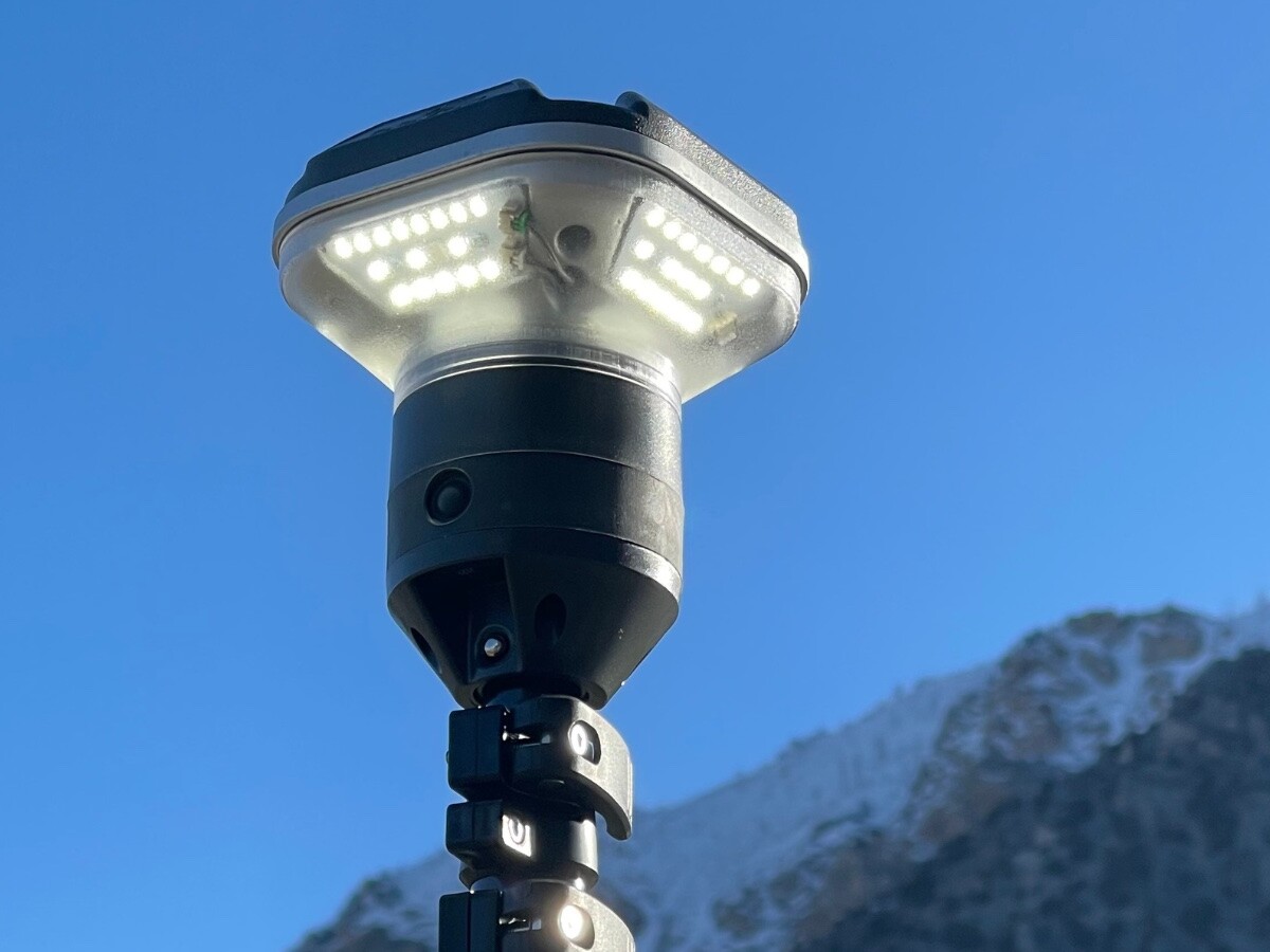 This telescoping LED lantern lights up your outdoor activities