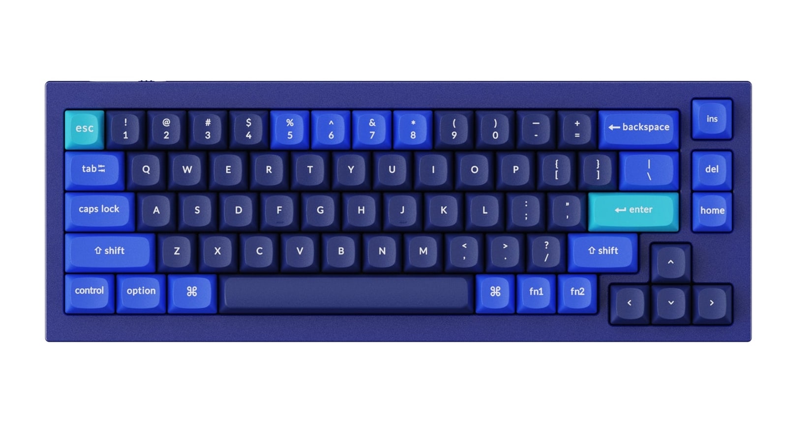 Keychron Q2 QMK Custom Mechanical Keyboard is designed for an ergonomic ...