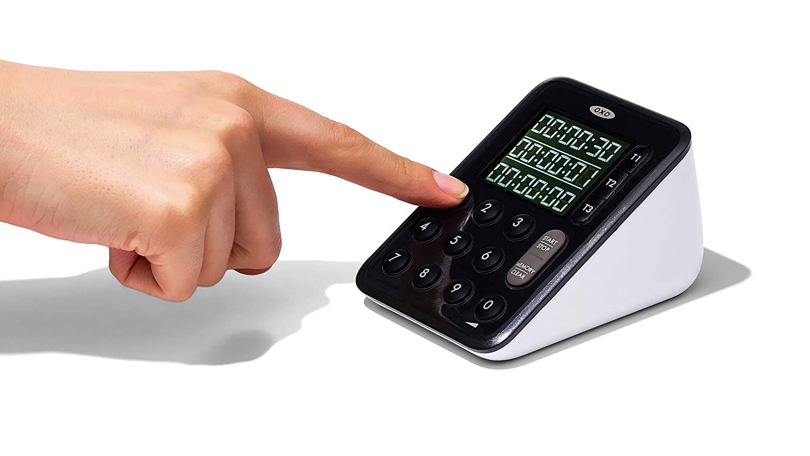 OXO Triple Kitchen Timer tracks 3 tasks at once for up to 100 hours ...