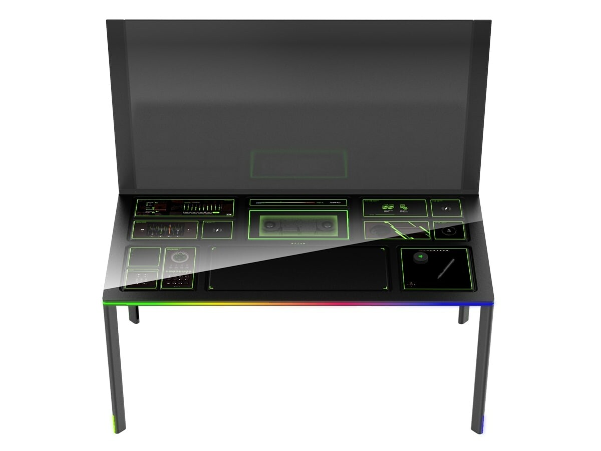 Razer Project Sophia concept gaming desk supports 13 separate modules ...