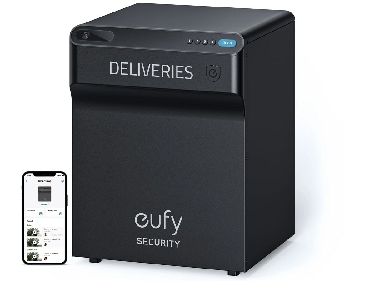 eufy SmartDrop smart delivery box keeps packages safe and secure while ...
