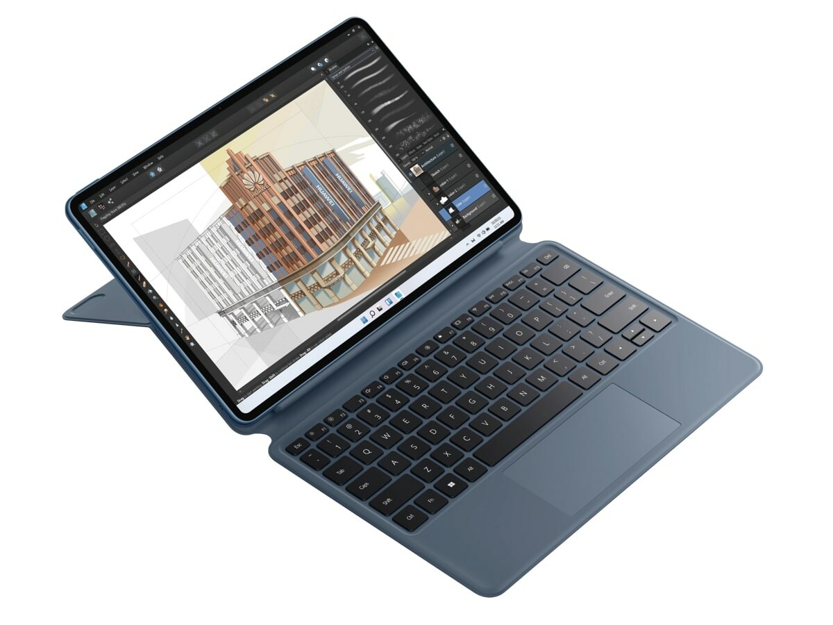 HUAWEI MateBook E 2-in-1 laptop features a HUAWEI OLED Real Colour ...