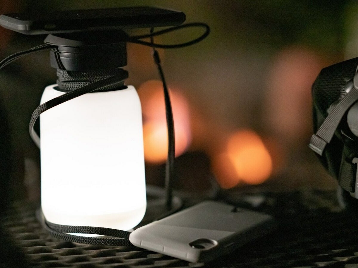 Lander Boulder rechargeable lantern and power bank lights your campsite ...
