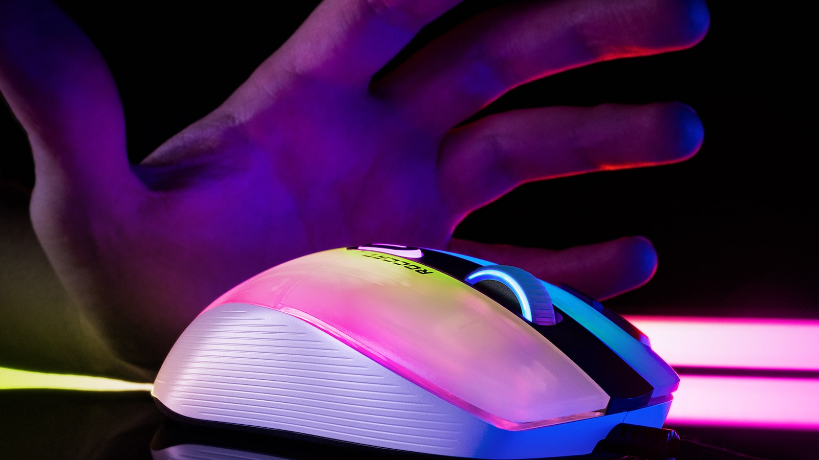 ROCCAT Kone XP wired gaming mouse is shaped to ensure comfort for long ...