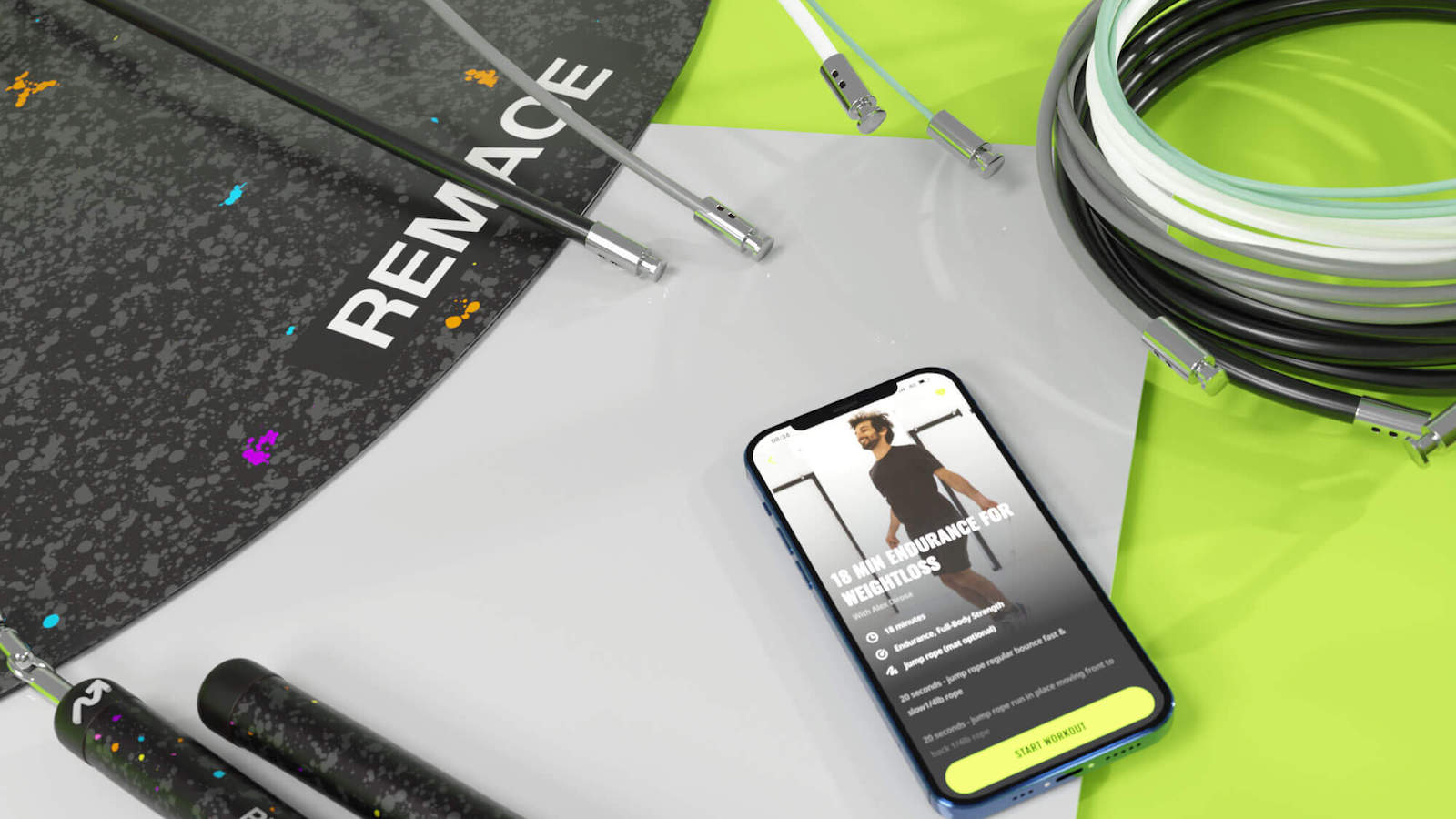 Remace weighted jump rope gives you strength and cardio training in ...