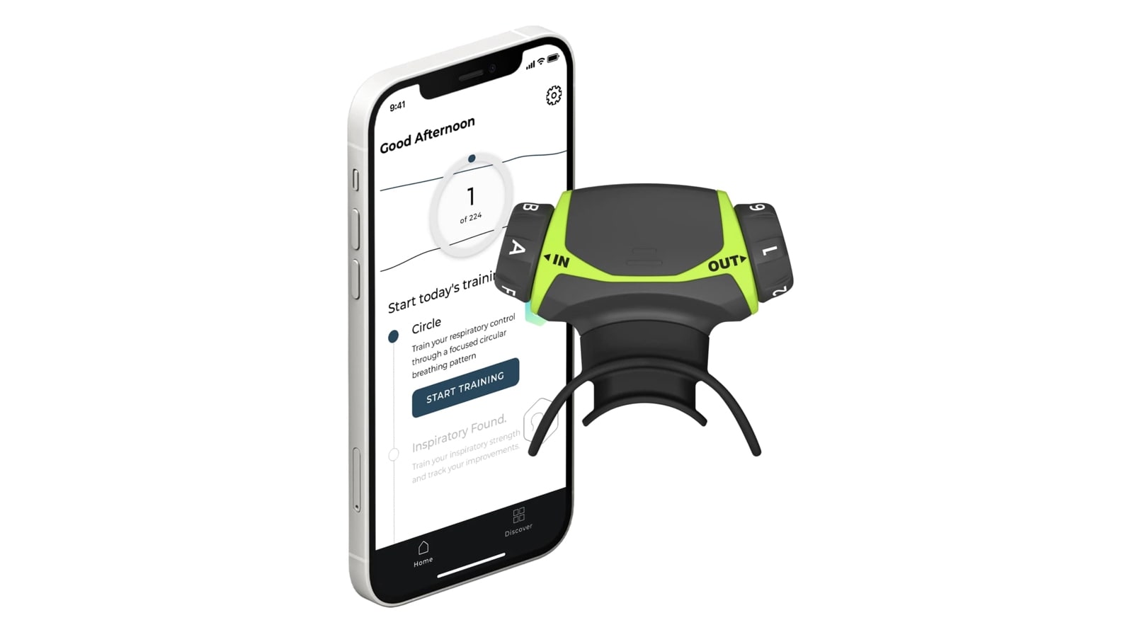 Airofit Active breathing trainer offers adjustable resistance levels ...