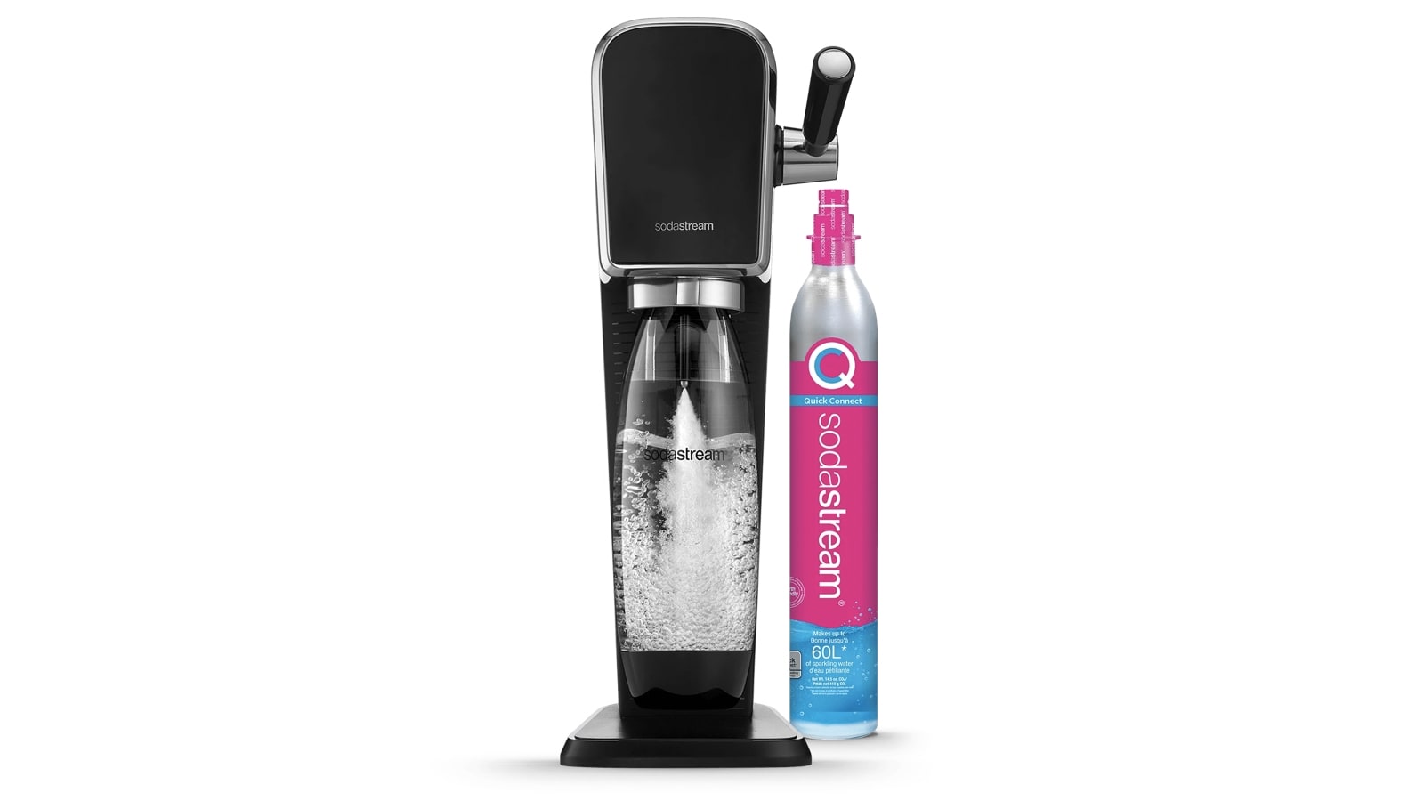 SodaStream Art sparkling water maker features a retro design & a unique ...