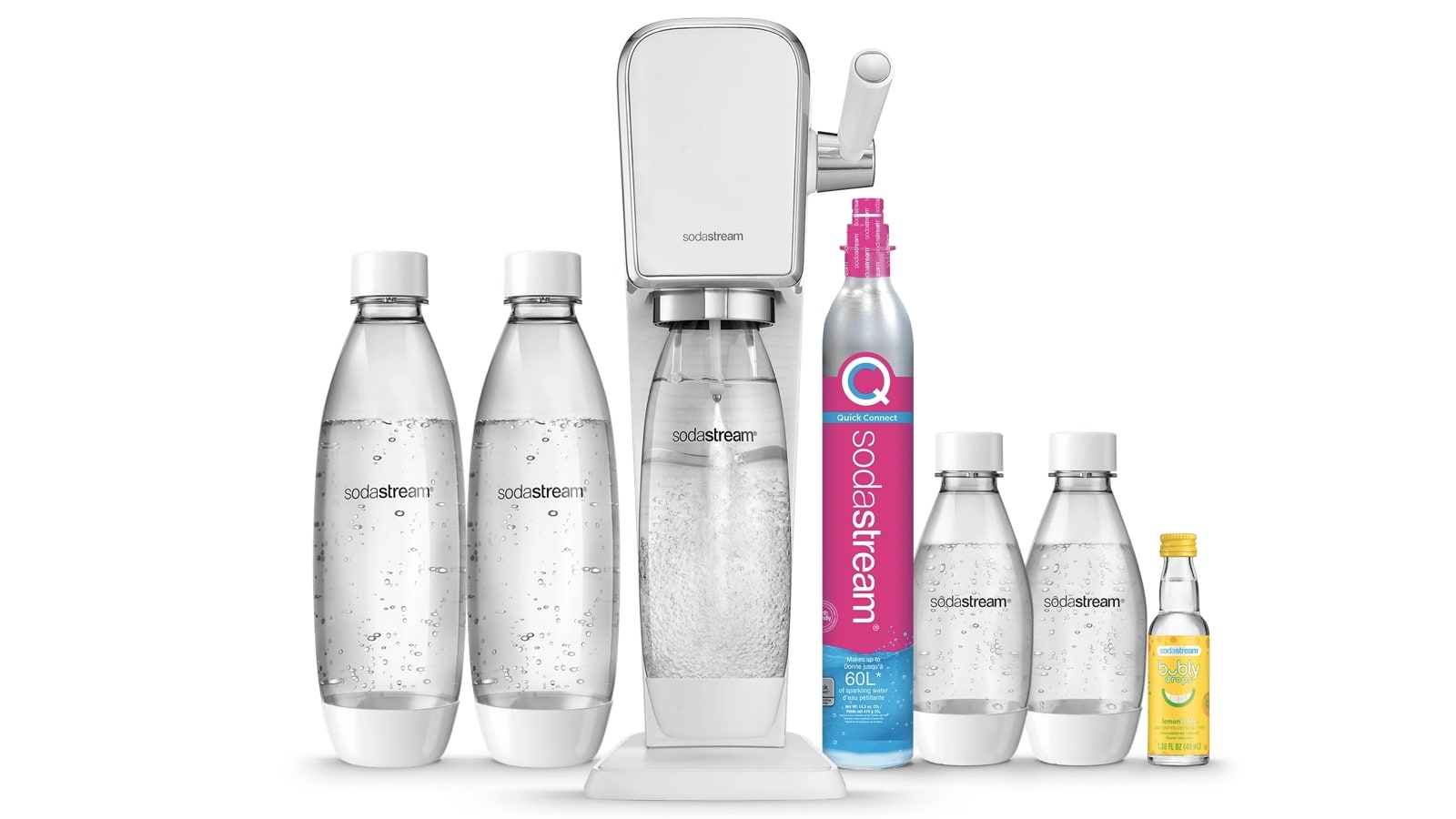 SodaStream Art sparkling water maker features a retro design & a unique ...
