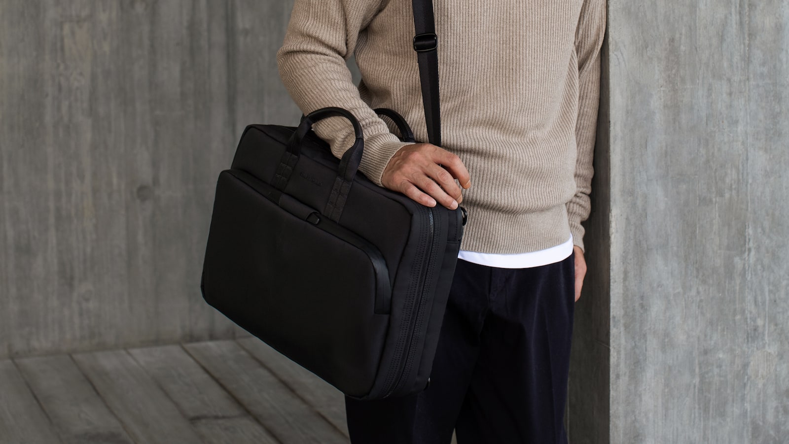 Stuart & Lau Campaign Briefpack is also a backpack and messenger with ...