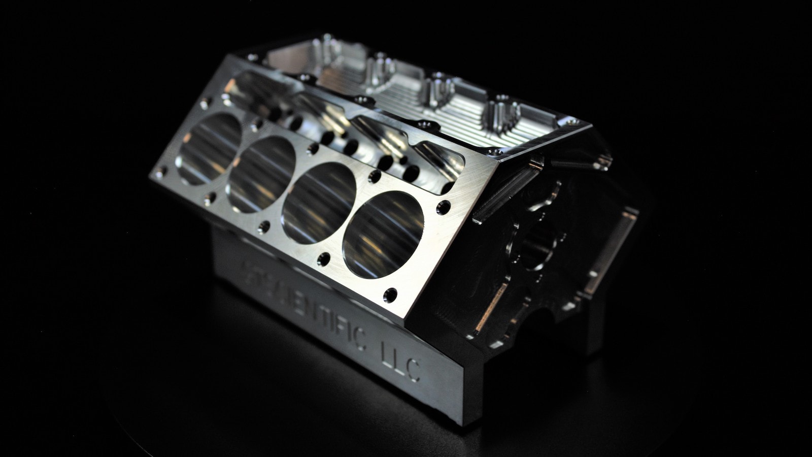 V8 Engine Block Pen Holder goes through a precision CNC-machining ...