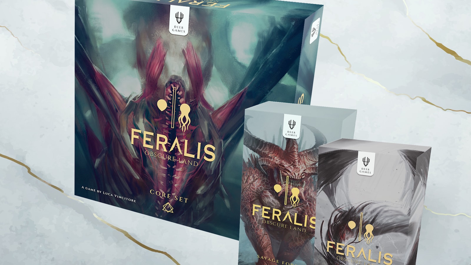 Feralis: Obscure Land deck-construction card game can be played 1 vs. 1 ...