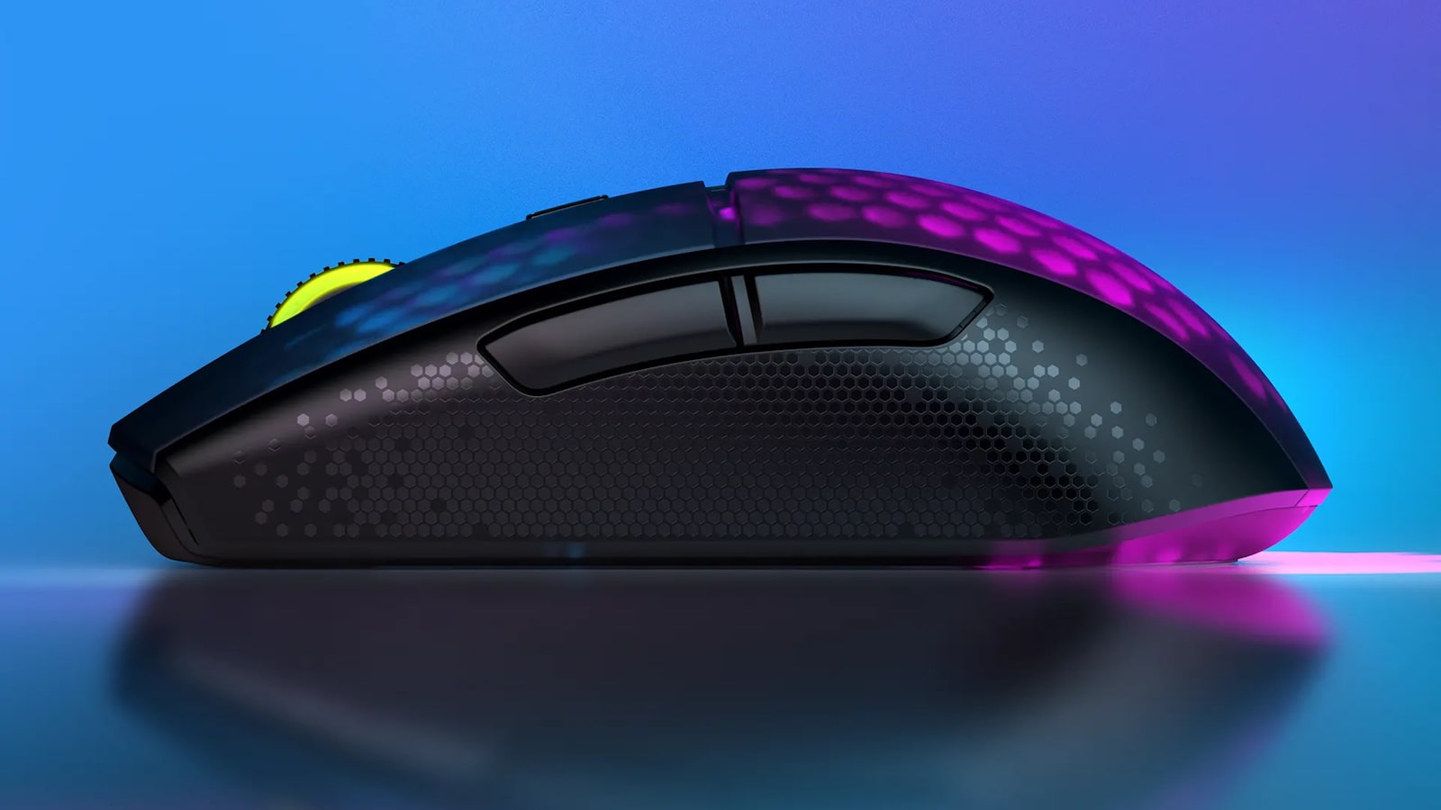 ROCCAT Burst Pro Air lightweight gaming mouse has a symmetrical shape ...