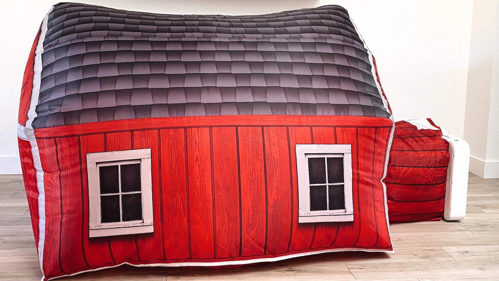 AirFort inflatable instant play fort sets up in seconds and provides ...