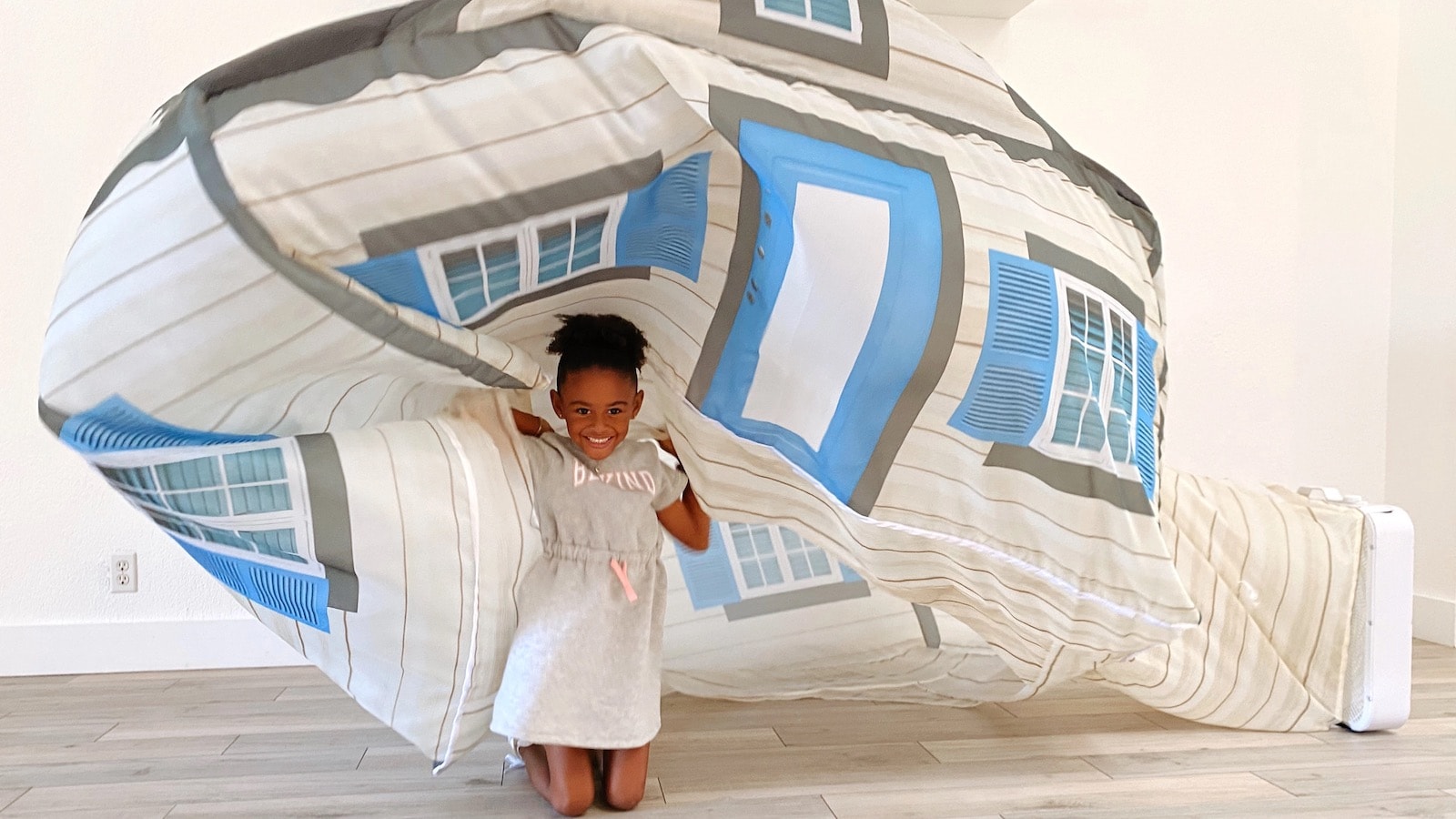 AirFort inflatable instant play fort sets up in seconds and provides ...
