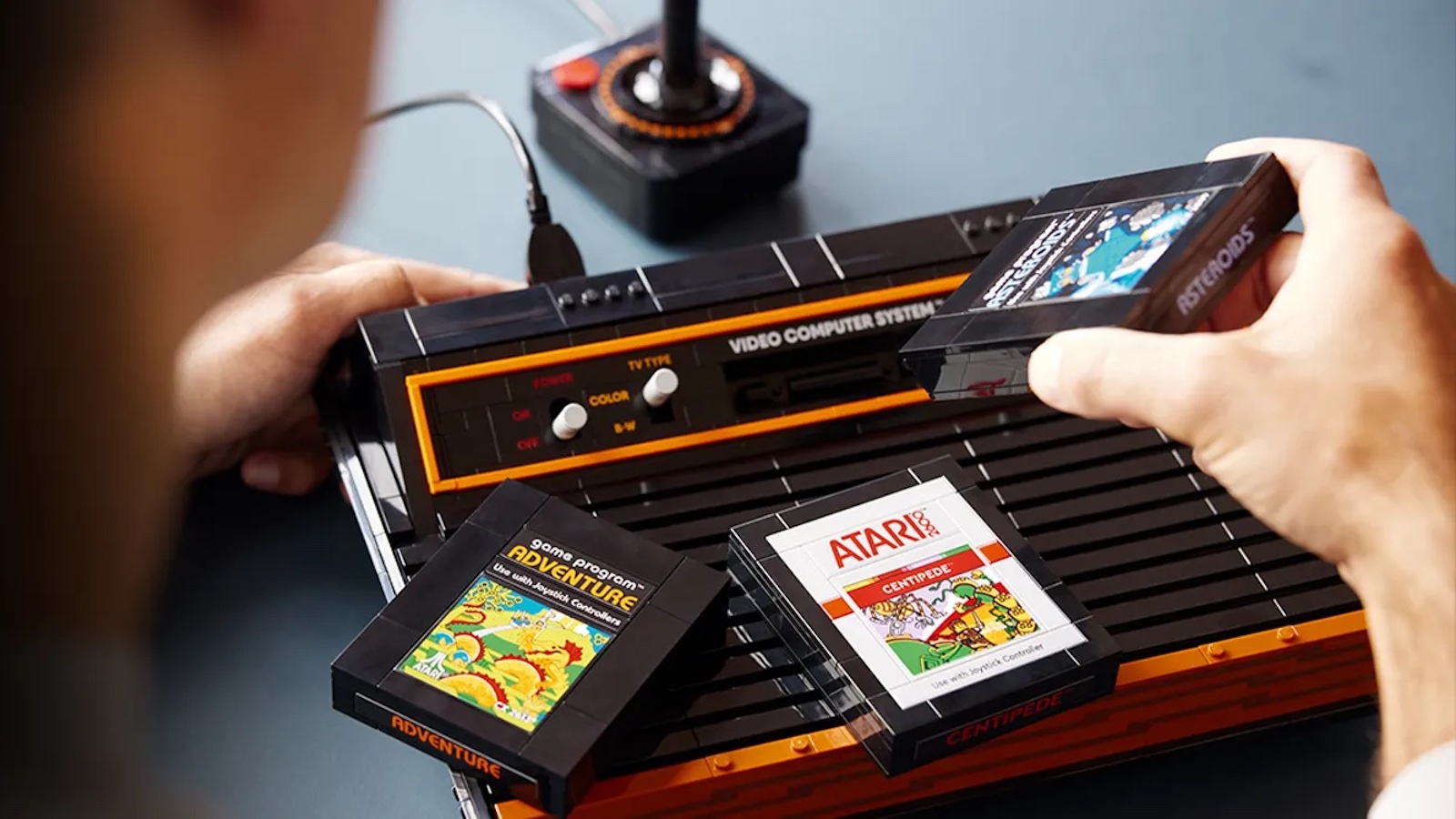 LEGO ICONS Atari 2600 building set allows you to reveal 3 Atari games ...