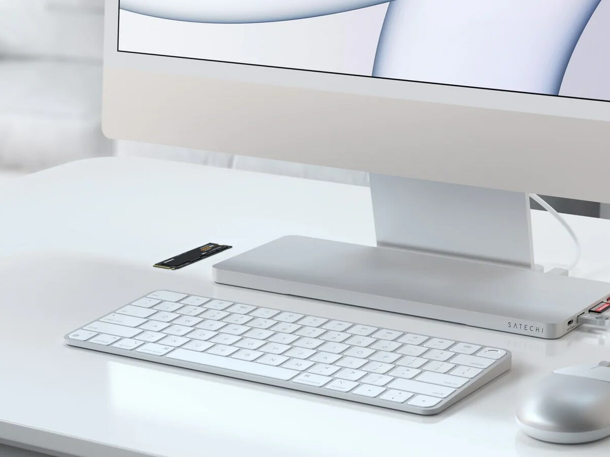 Satechi USB-C Slim Dock for 24” iMac extends your USB ports & adds ...