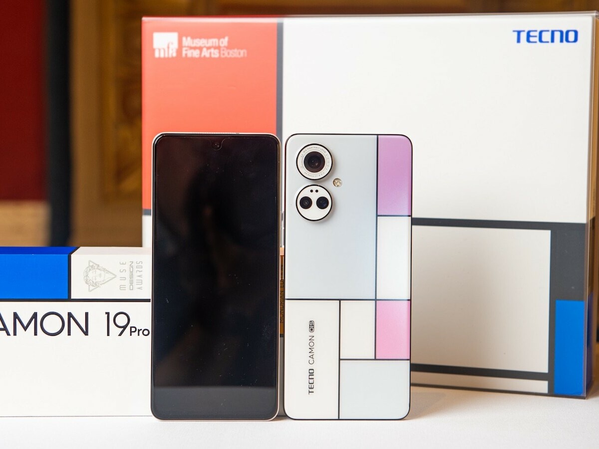 TECNO CAMON 19 Pro Mondrian Edition smartphone uses light-sensing tech ...