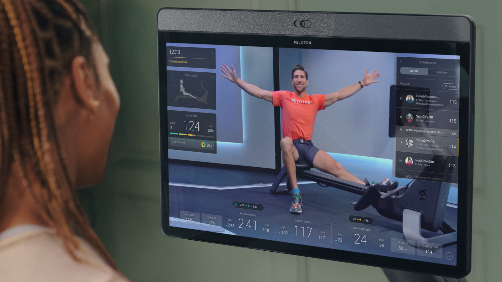 Peloton Row smart rowing machine is thoughtfully designed for ultra ...