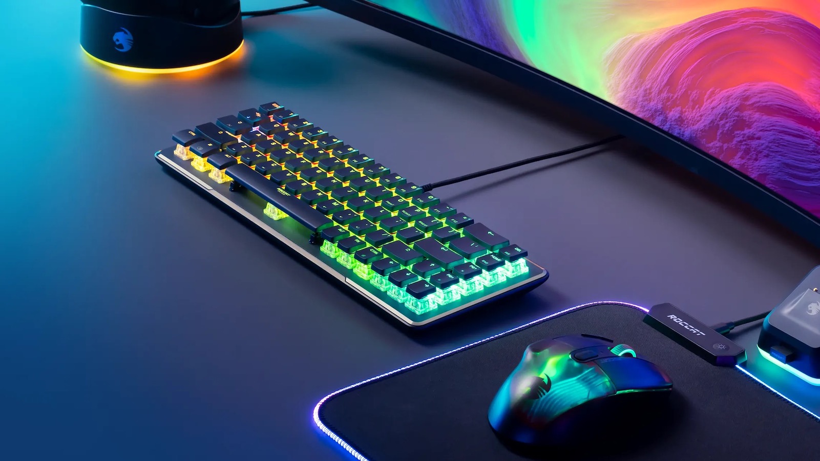 ROCCAT Vulcan II Mini optical gaming keyboard has a 65% form factor ...