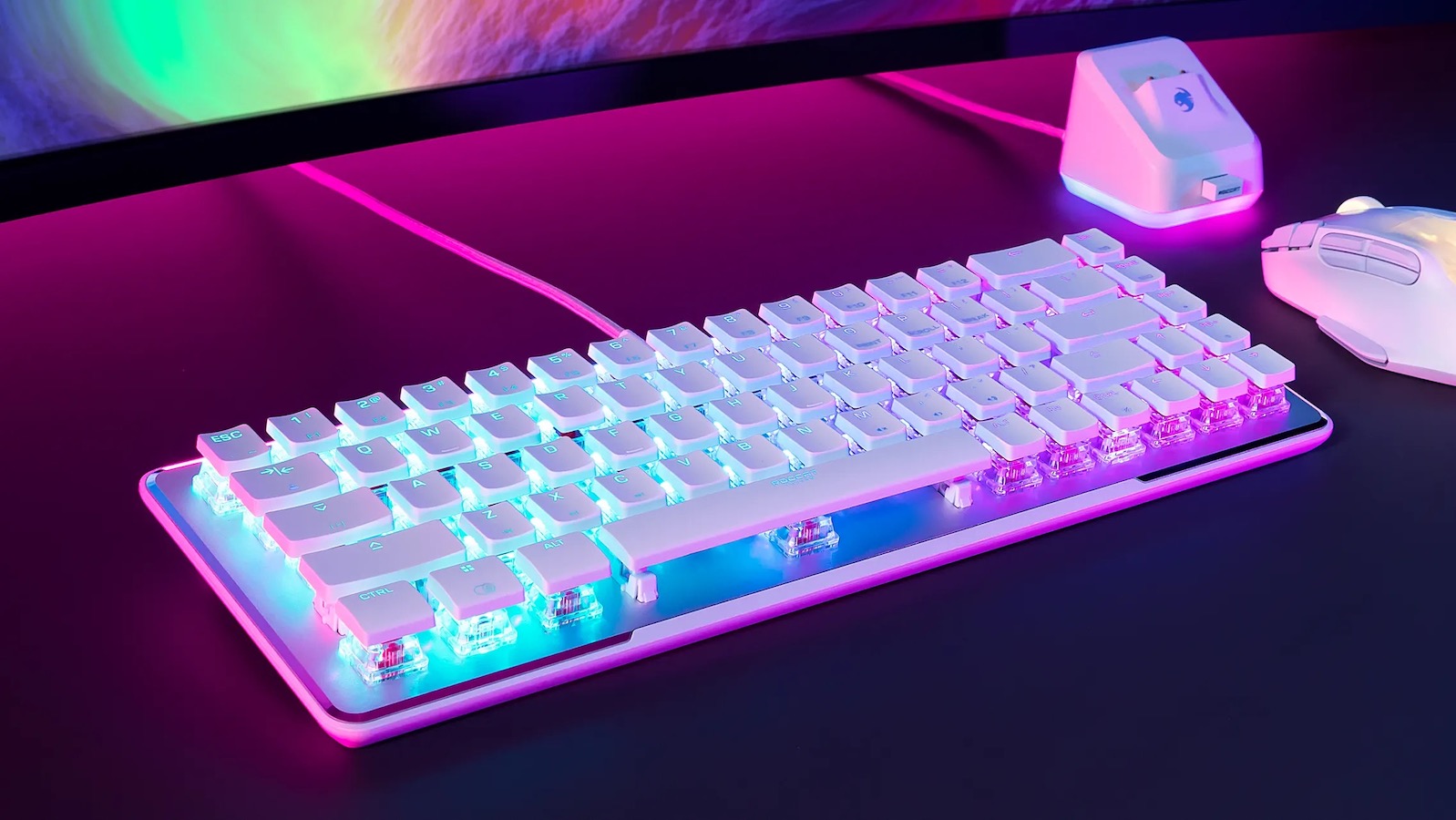 ROCCAT Vulcan II Mini optical gaming keyboard has a 65% form factor ...