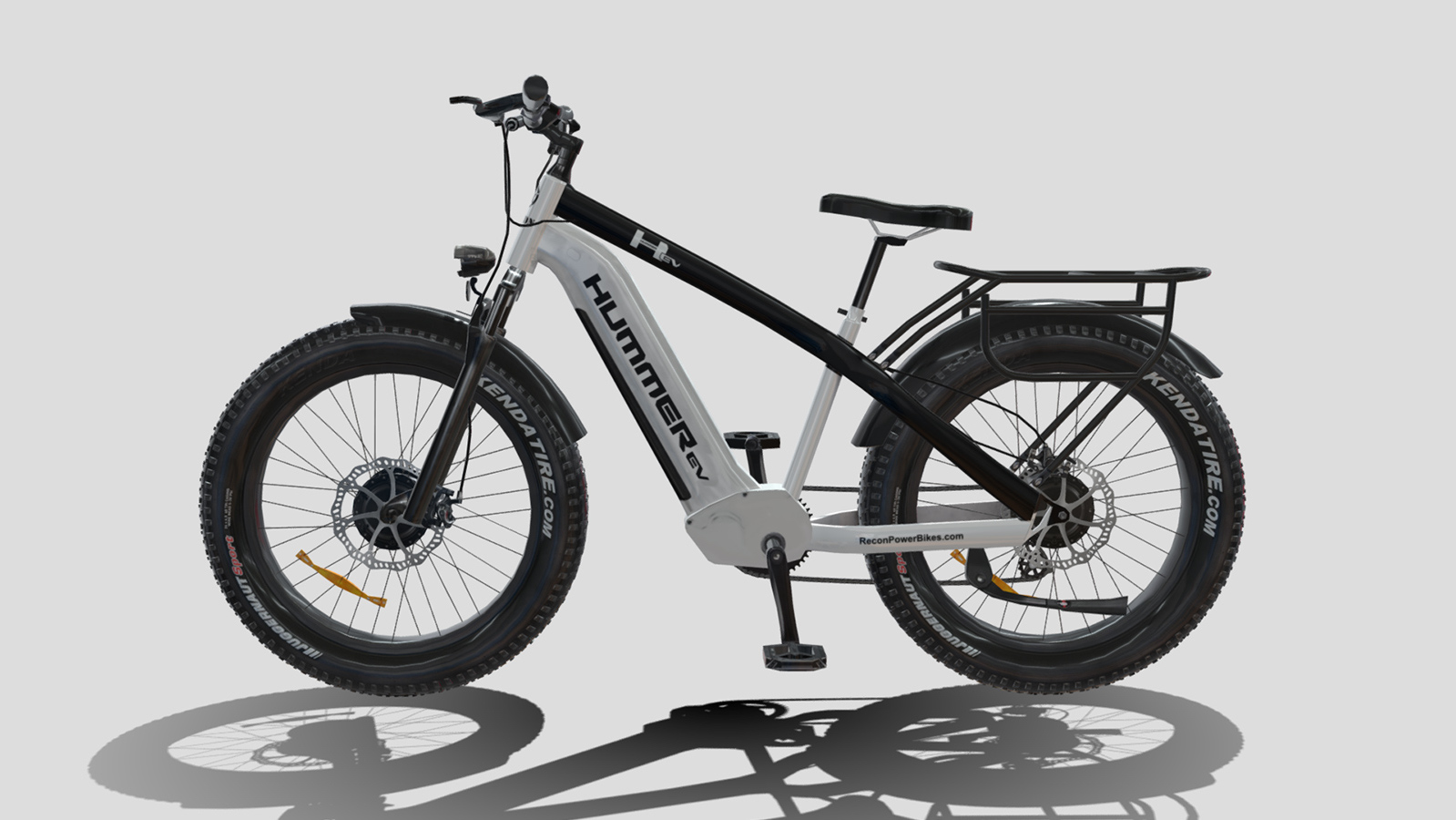 RECON GMC Hummer eBike has 3 riding modes, dual 750-watt motors & a 21 ...