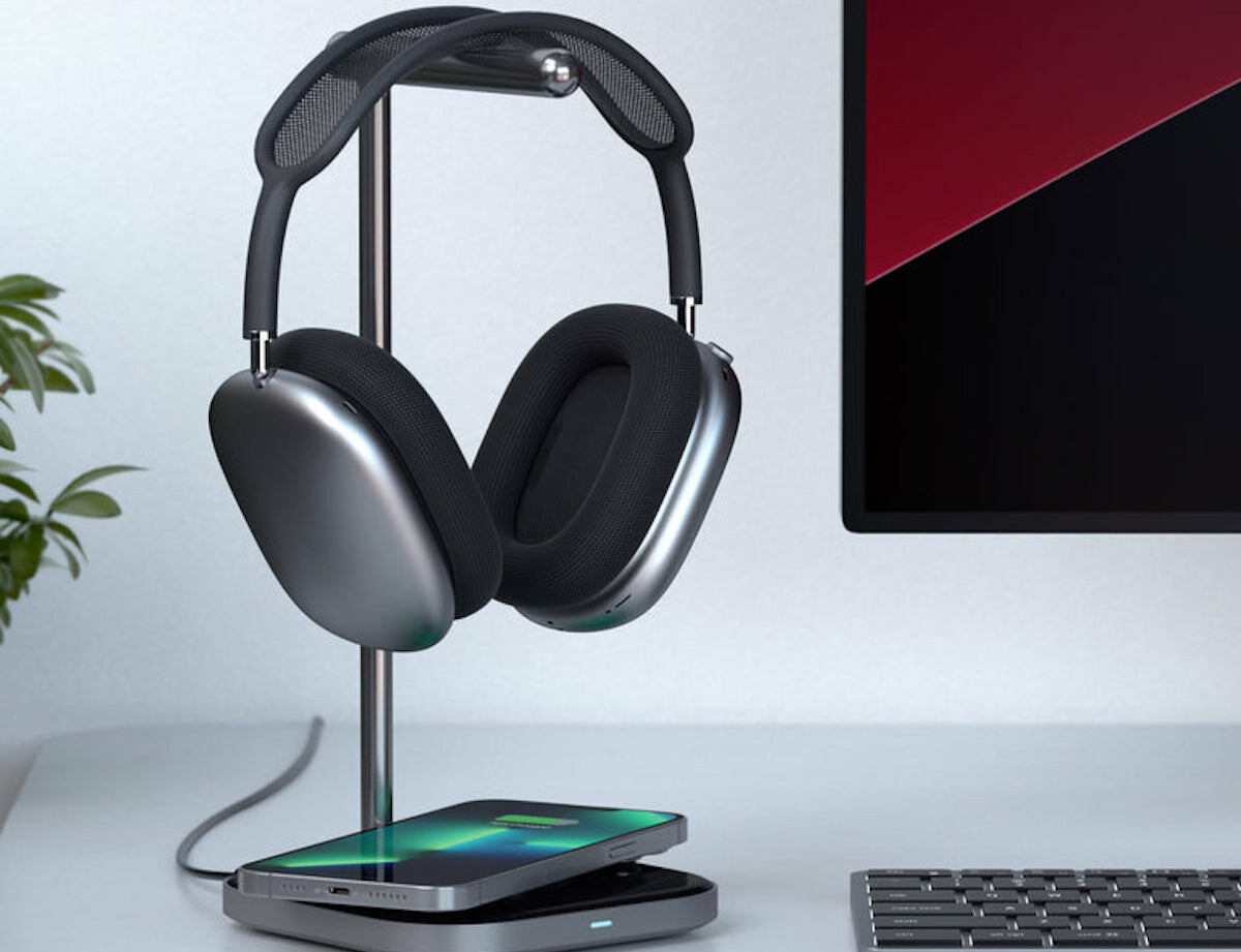 Satechi 2-in-1 Headphone Stand with Wireless Charger can stylishly ...
