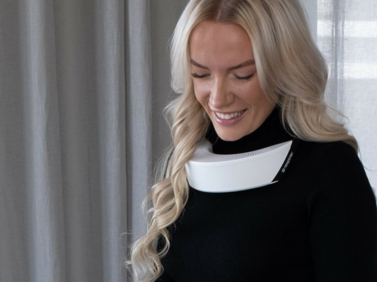 Respiray Wear A+ wearable allergy relief filters out harmful particles