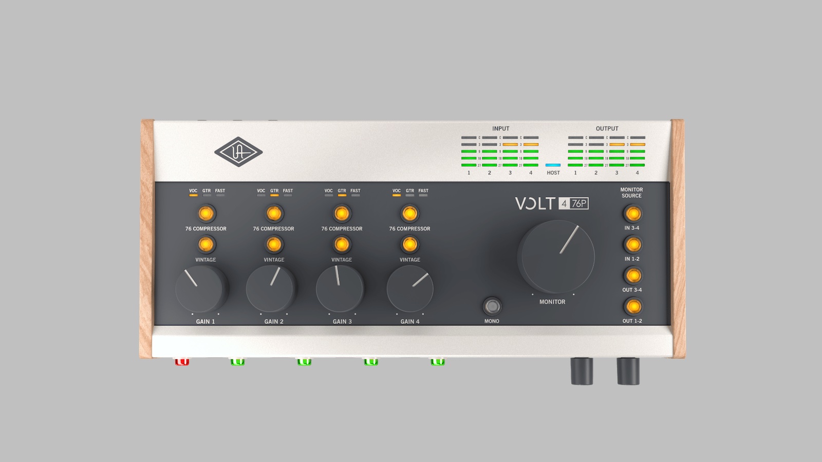 Universal Audio Volt 476P USB Audio Interface records audio projects ...