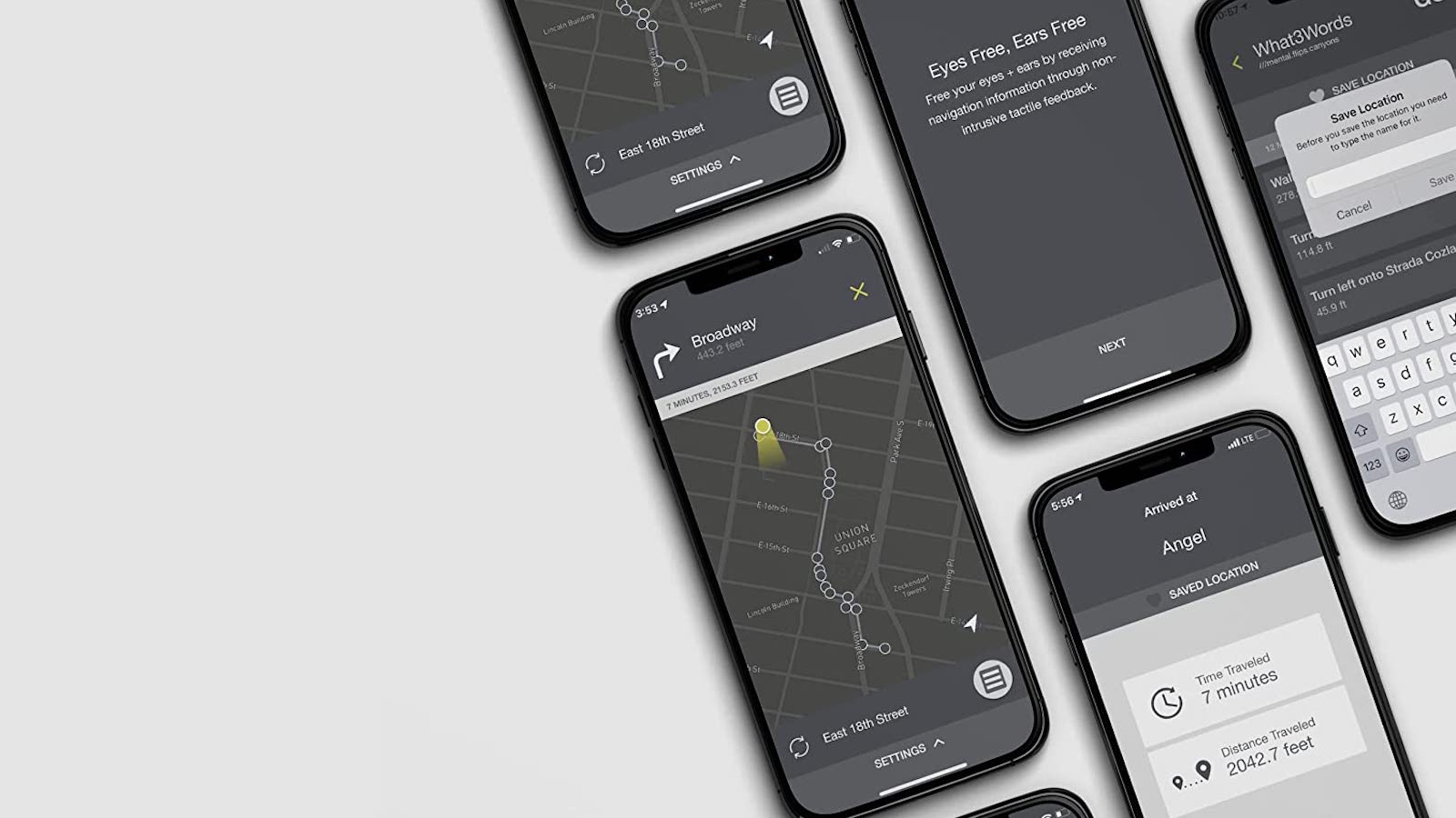 WearWorks WAYBAND haptic smart band with map app lets you navigate with ...
