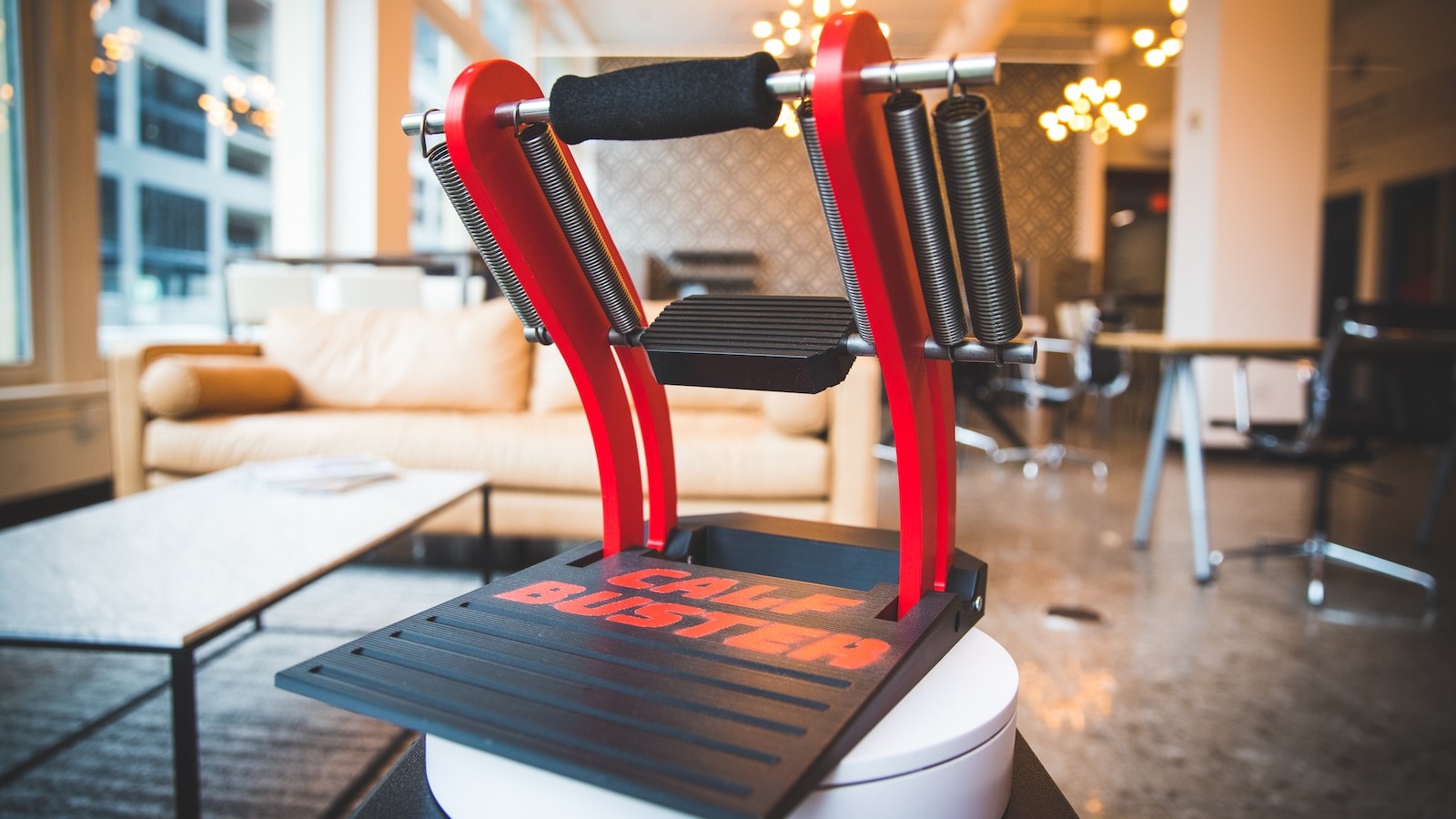 Calf Buster portable calf muscle developer doesn't make you bend your ...