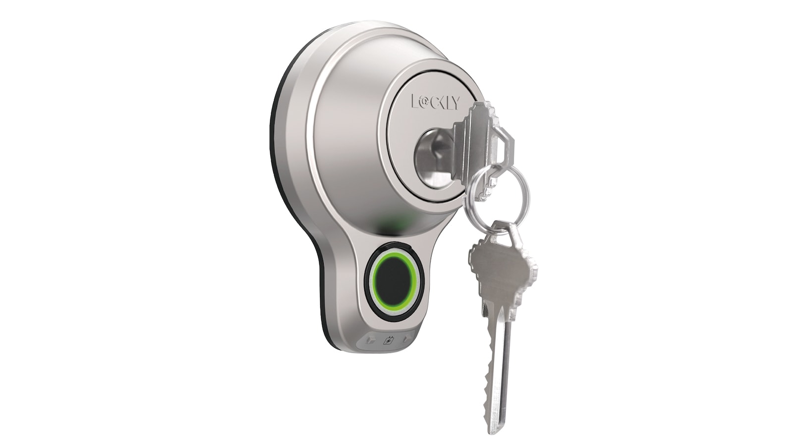 Lockly Access Touch Pro fingerprint deadbolt comes with a 3D biometric ...