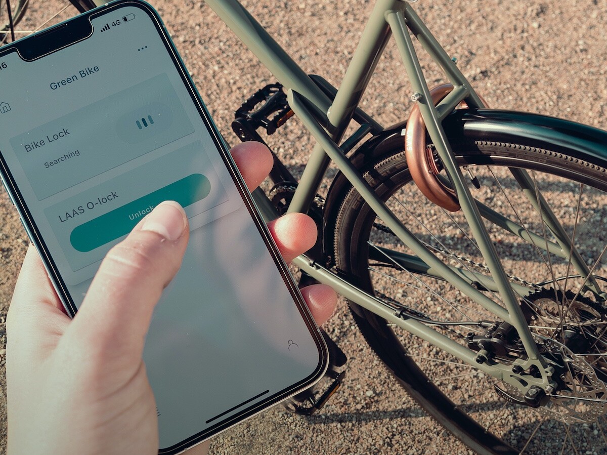LAAS O-lock smart bike lock works with an app that lets you unlock, track, and share it » Gadget ...