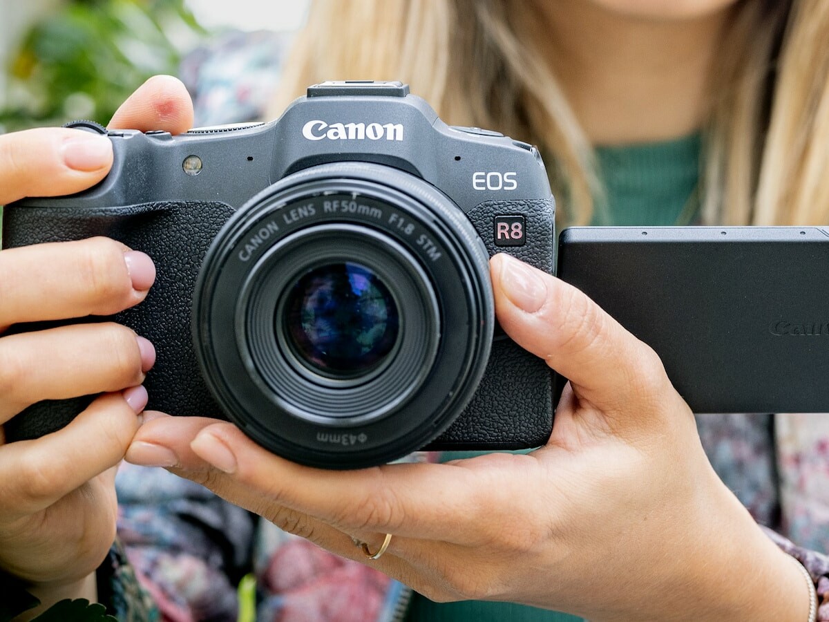 Canon EOS R8 full-frame mirrorless camera has a 24.2-megapixel CMOS ...