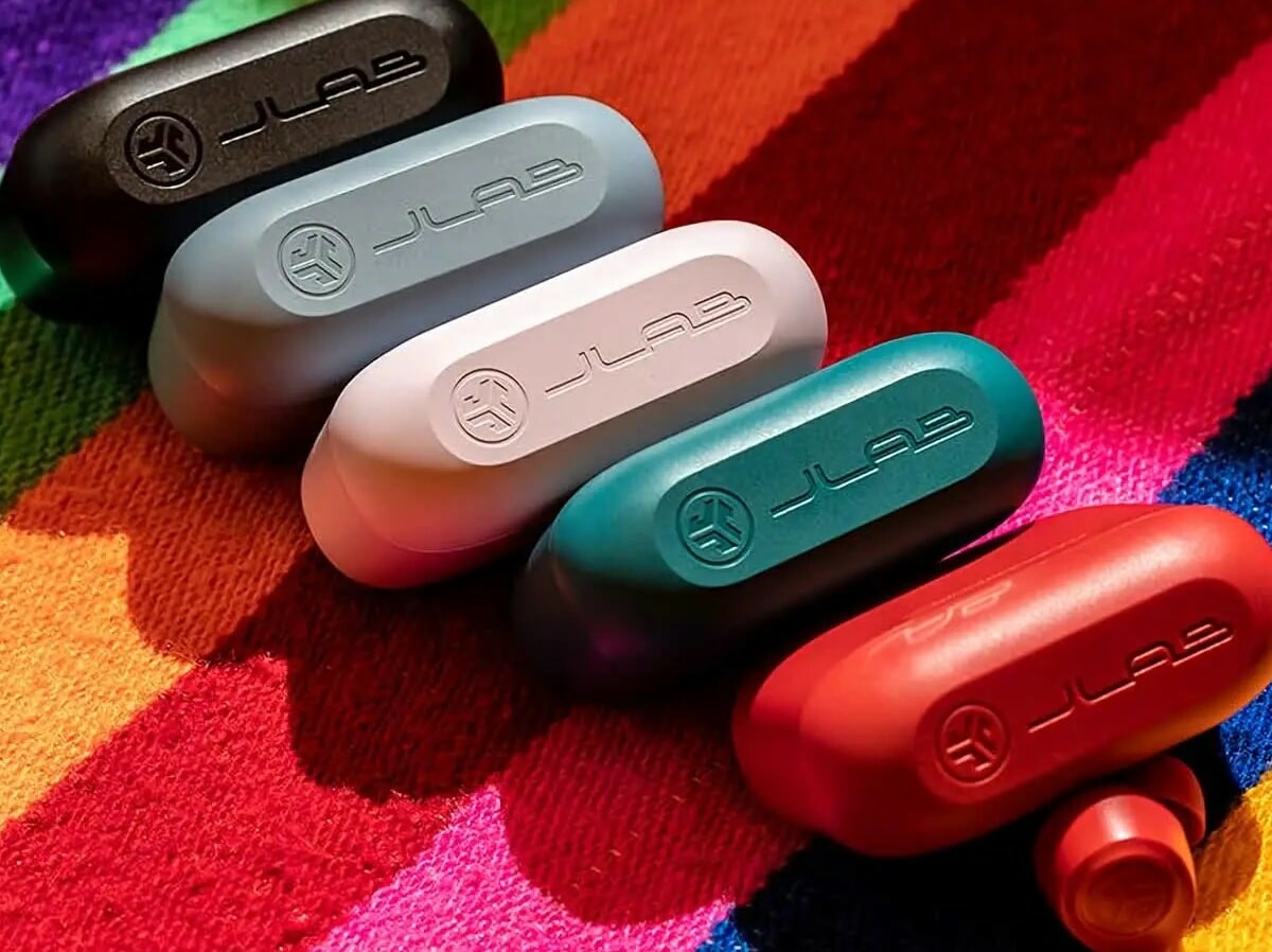 JLab GO Air POP true wireless earbuds boast a total of 32+ hours of ...