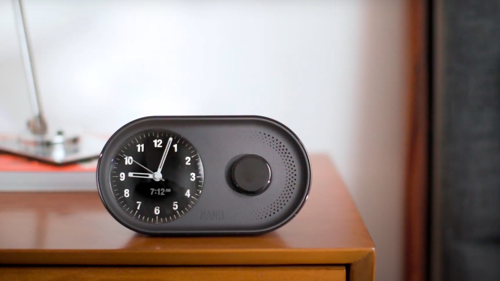 Arc Alarm Clock combines analog and modern with a discreet digital ...
