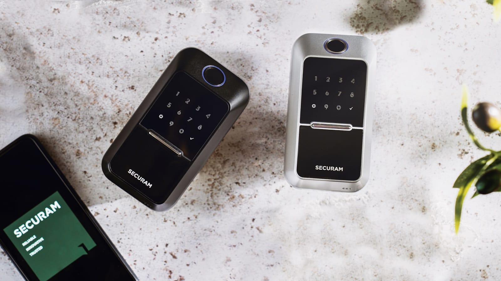 SECURAM EOS Wi-Fi fingerprint smart door lock offers a simple and ...