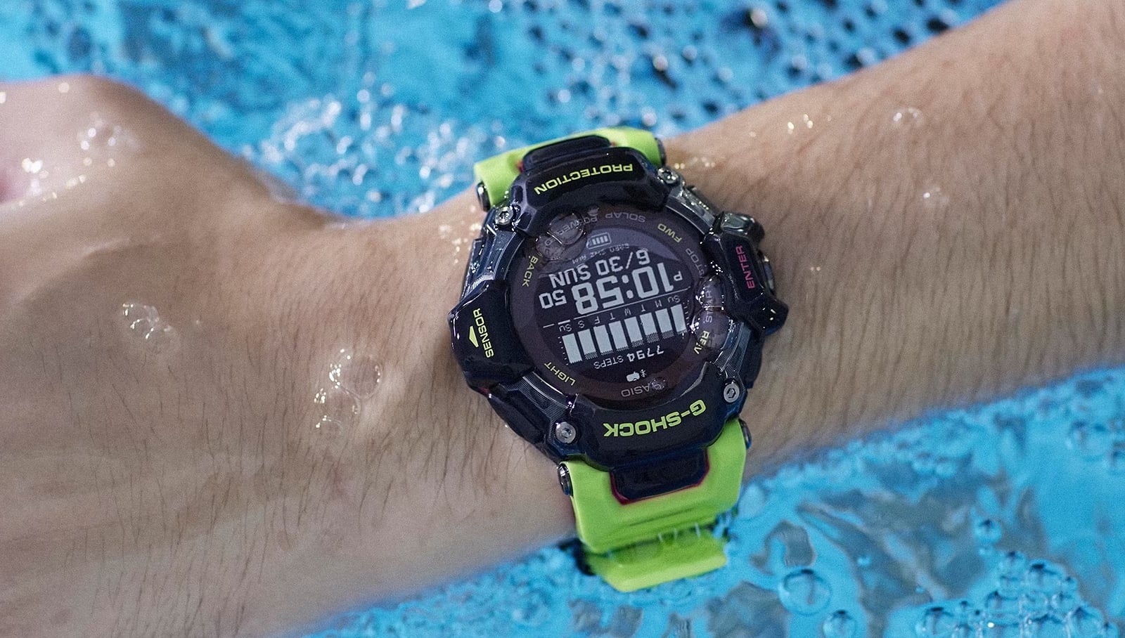 Casio G-SHOCK G-SQUAD GBD-H200 sport watches have GPS functionality and ...