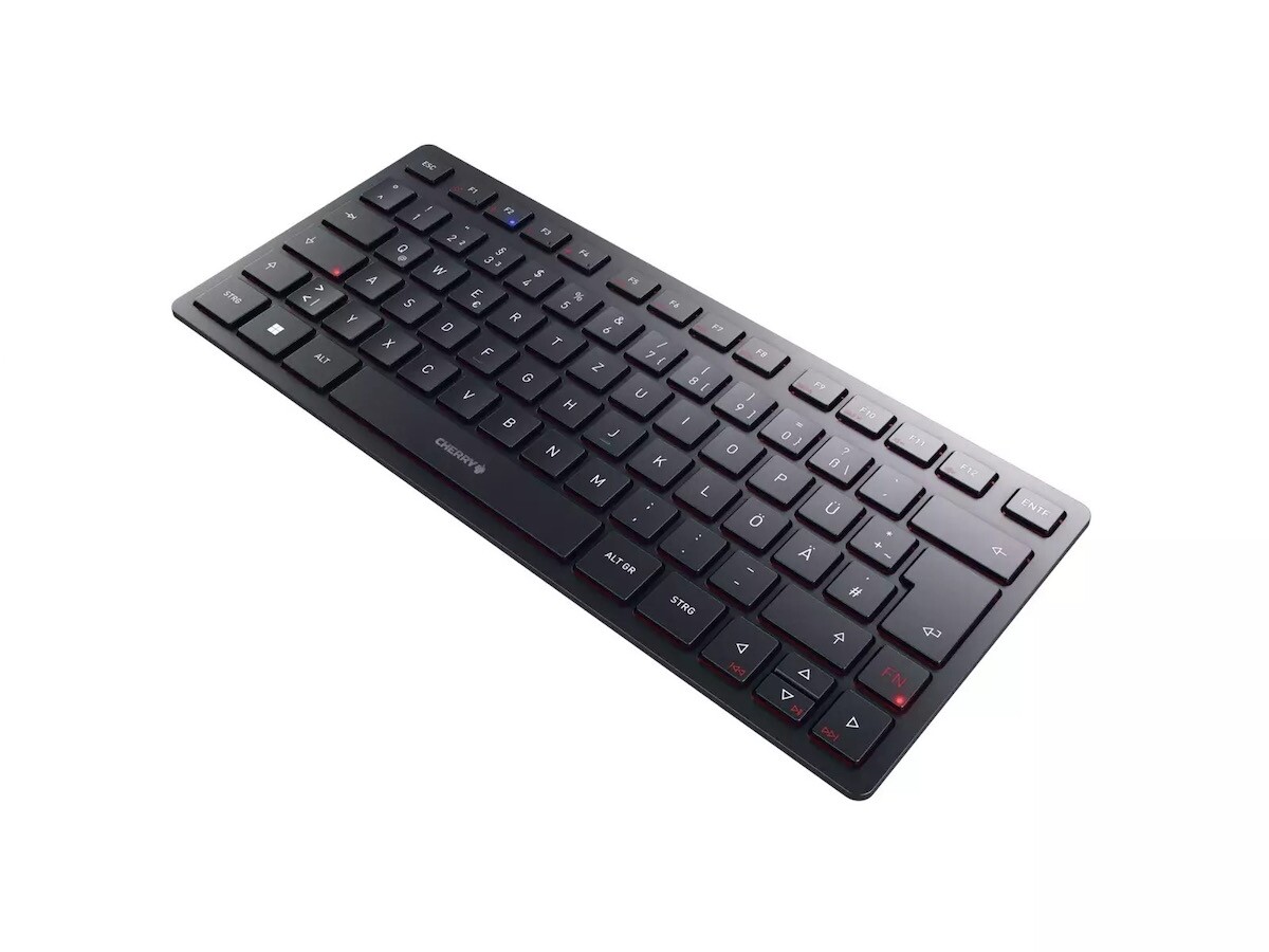 Cherry KW 9200 MINI compact keyboard connects via 2.4 GHz wireless ...