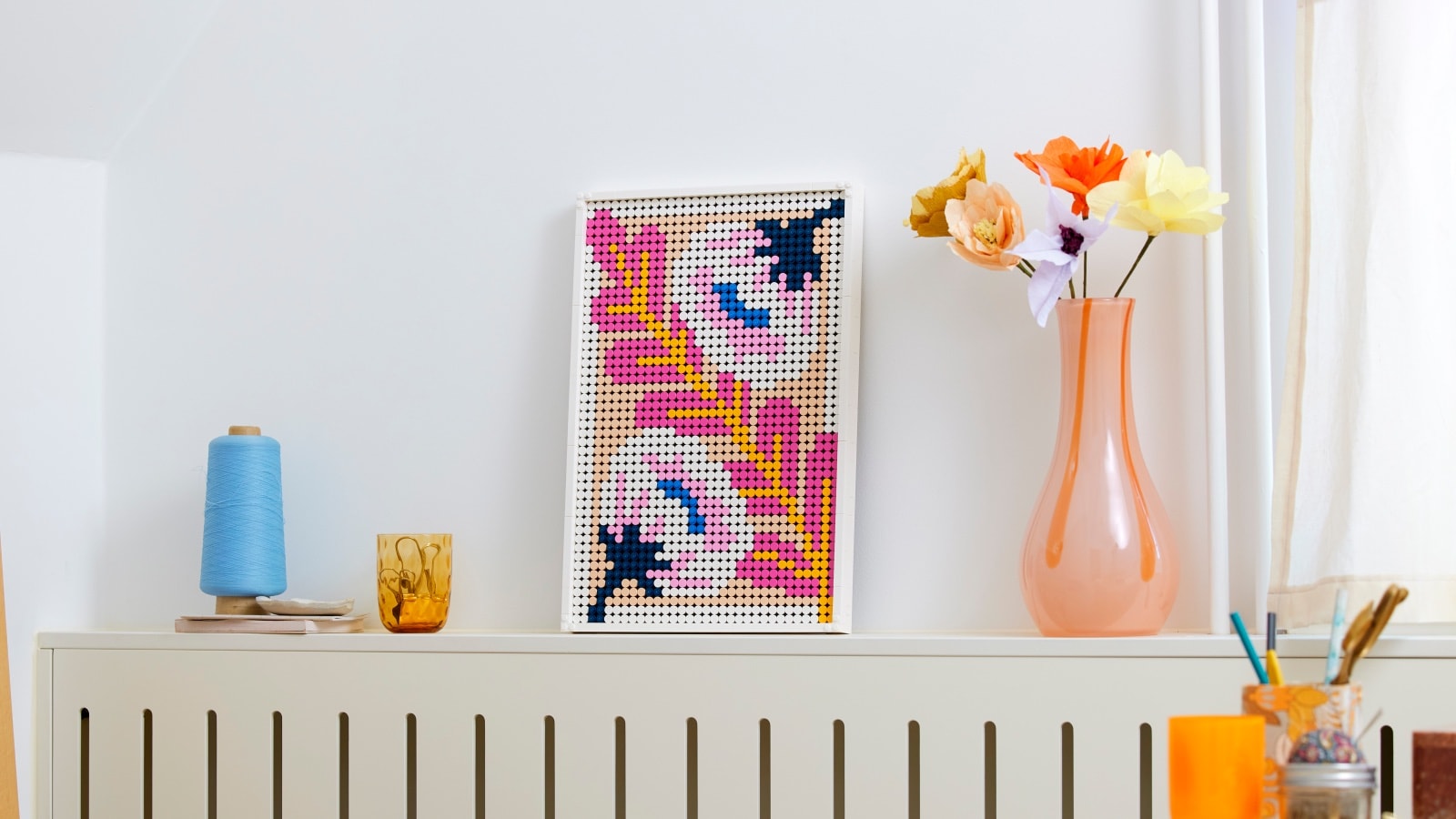 LEGO Art Floral Art flower building sets let you create 3 different ...