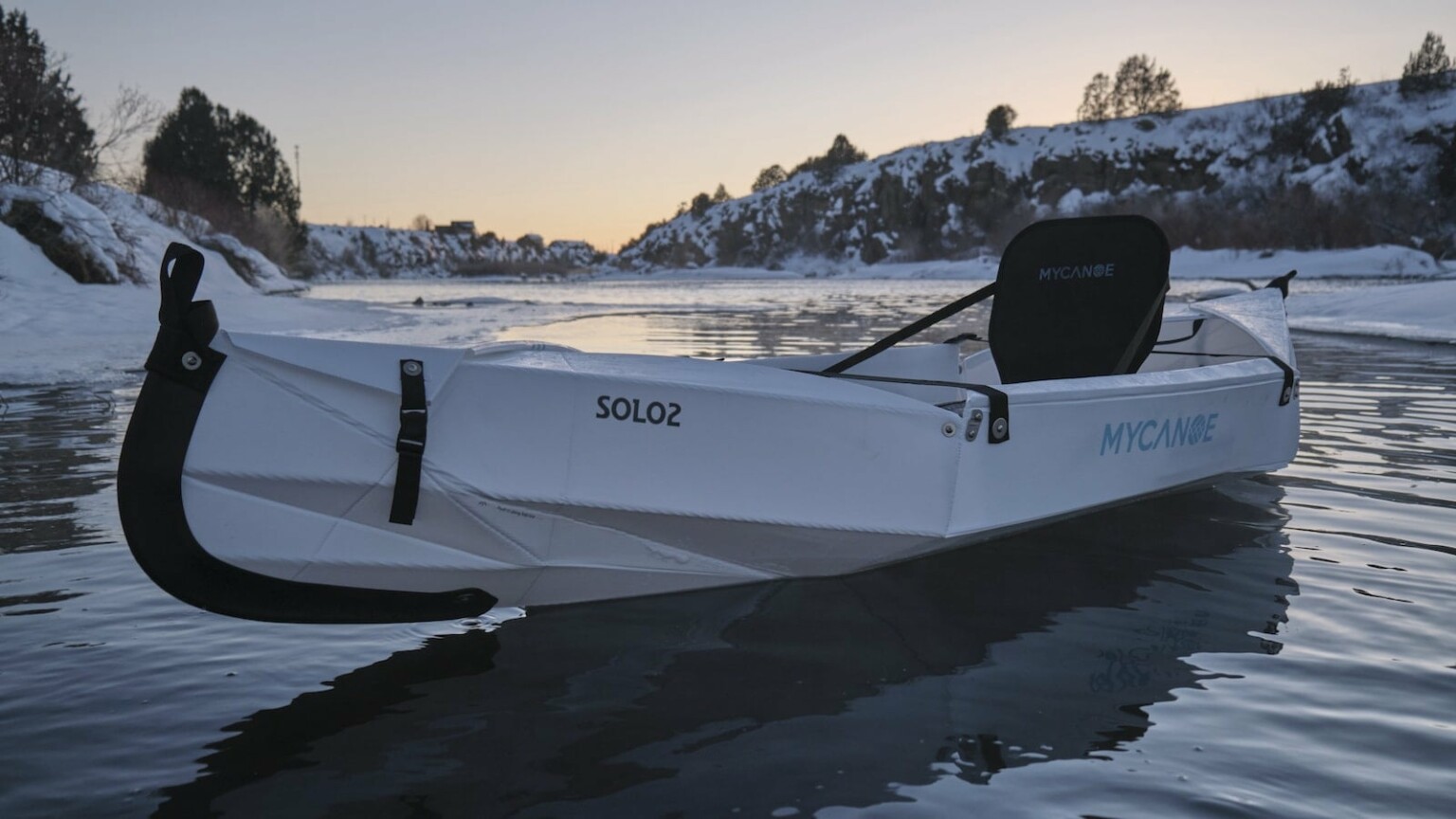 Review: MyCanoe Solo 2 portable canoe folds into a compact shape