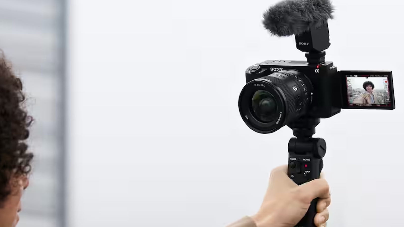 Sony Alpha ZV-E1 full-frame vlog camera has an interchangeable lens ...