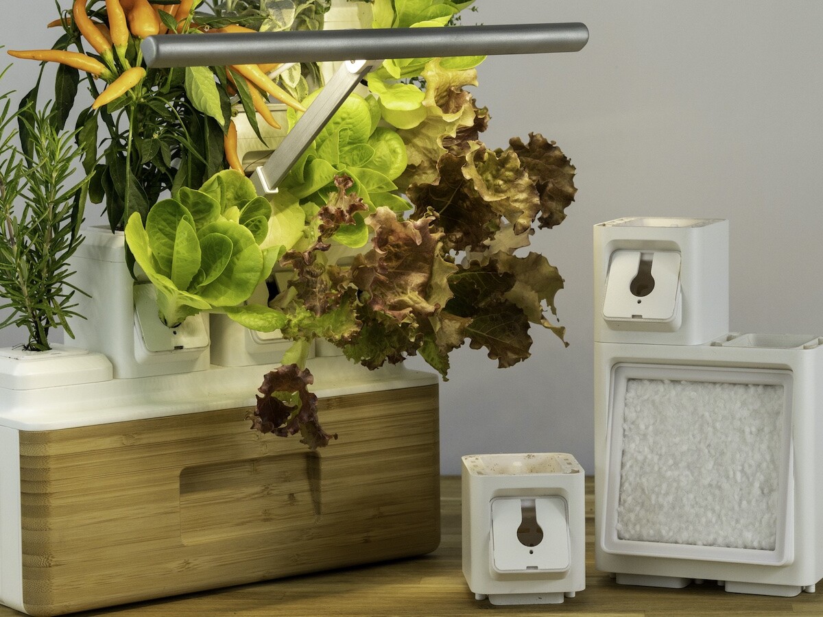totam planter self-watering indoor garden has a modular design and ...