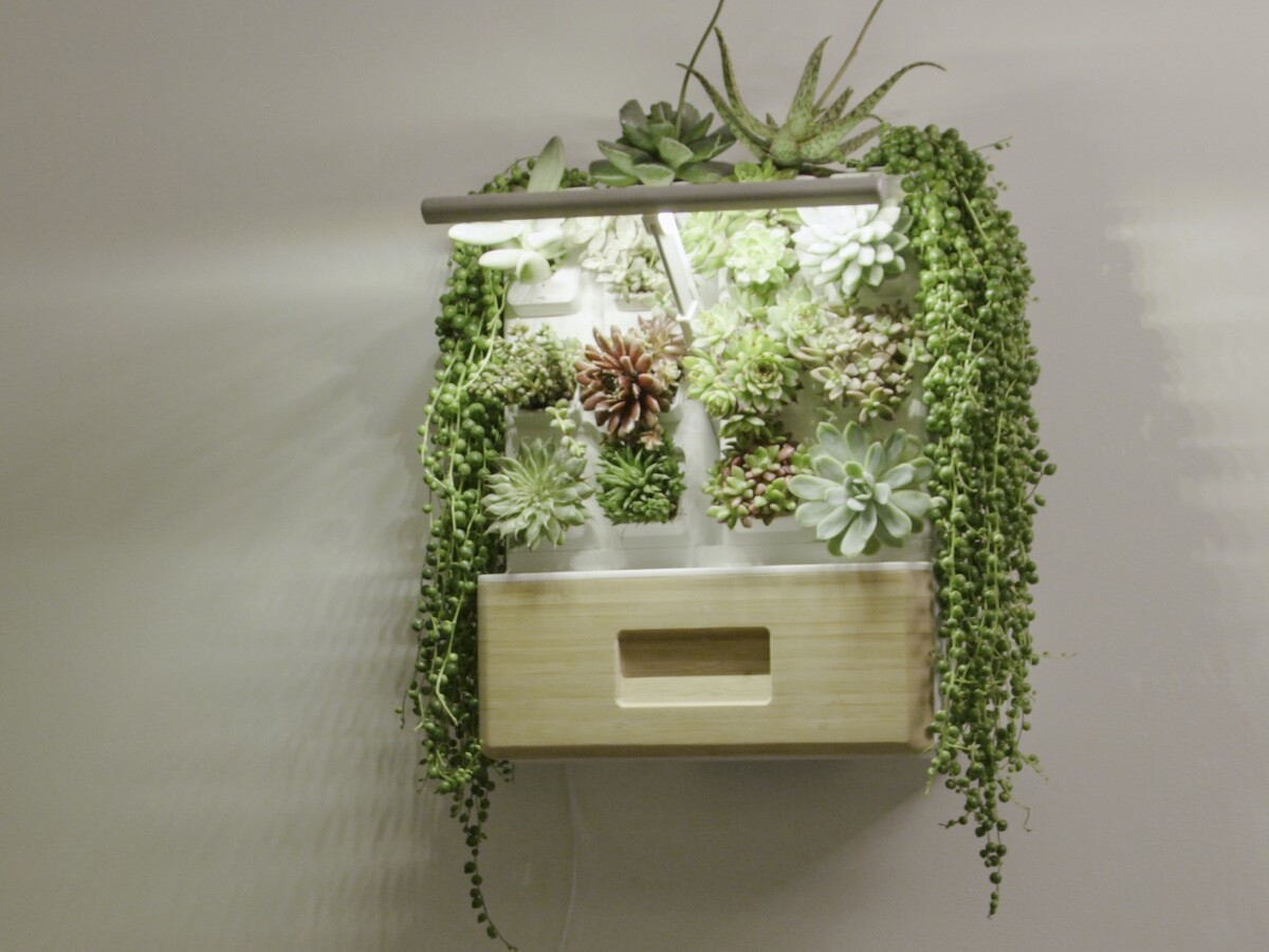 totam planter self-watering indoor garden has a modular design and ...