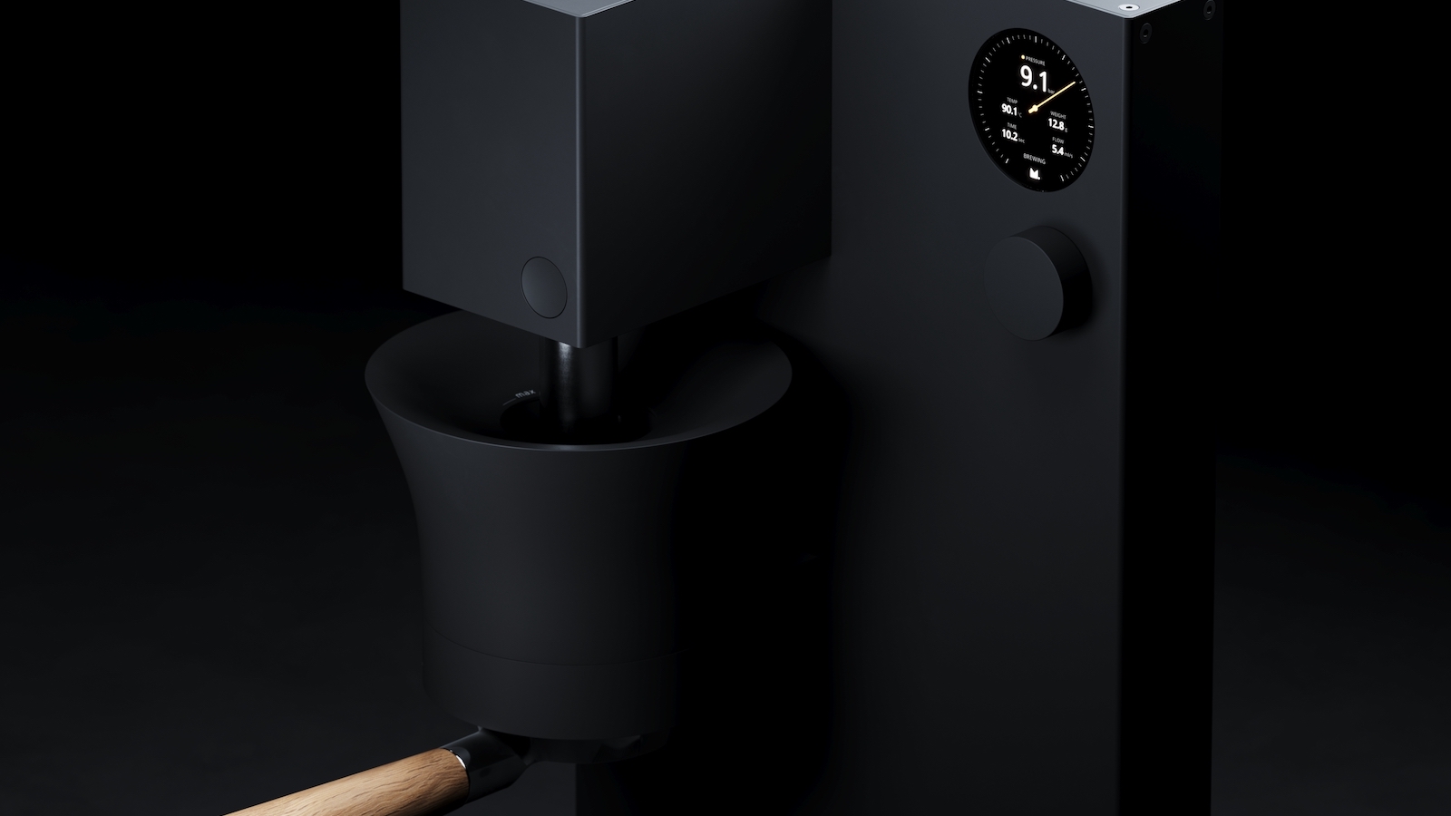 Meticulous Espresso robotic lever espresso machine has a digital motor ...