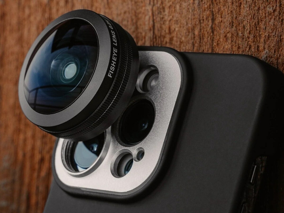 SANDMARC Fisheye Lens for iPhone 14 series provides a 5x ultra-wide ...